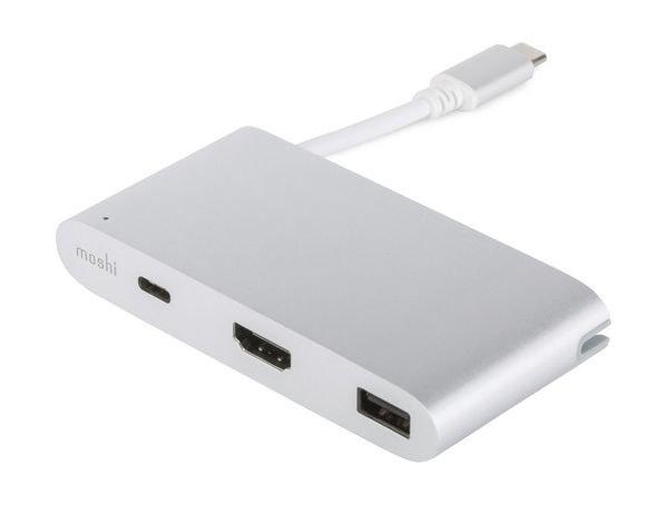 Moshi USB 3.0 Type-C Multiport Adapter – Silver Price in Kuwait - Xcite