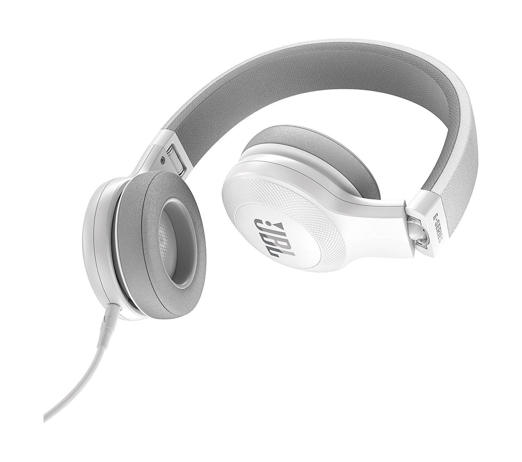 JBL E35 Over-Ear Wired Headphone with Microphone - White Price in ...