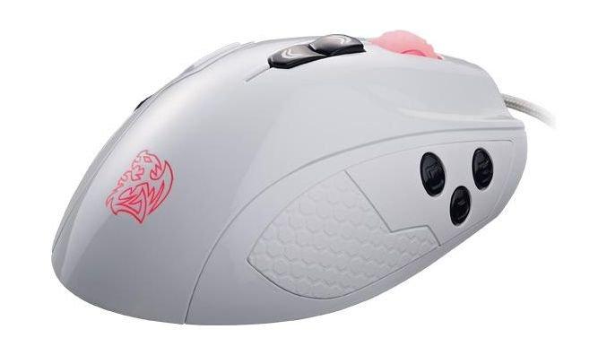 Thermaltake Tt eSports Volos Laser Gaming Mouse - White Price in Kuwait - Xcite