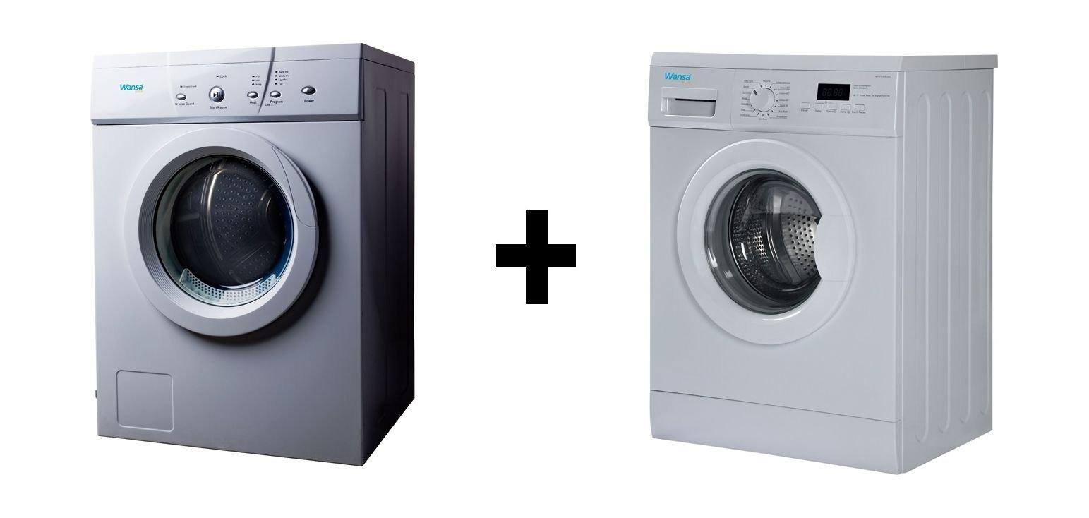 سعر Wansa Gold 7KG Front Load Washing Machine + Wansa Gold 6kg Air ...