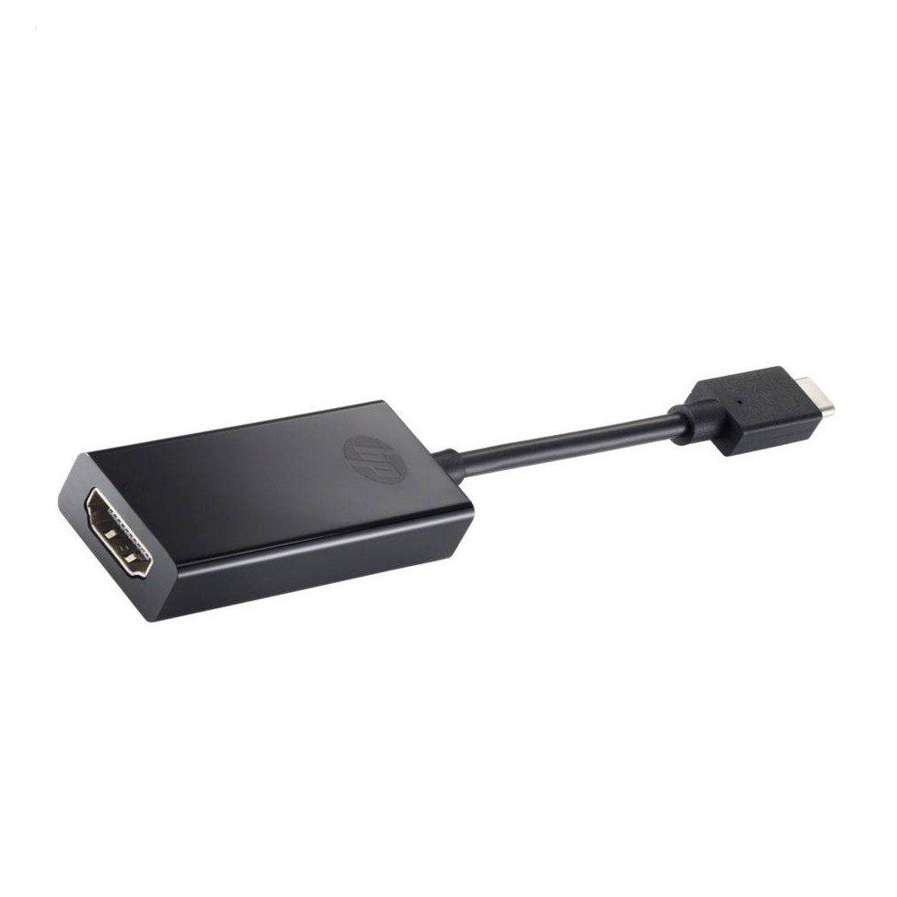 HP USB-C to HDMI 2.0 Adapter, 2PC54AA - Black | Xcite Kuwait