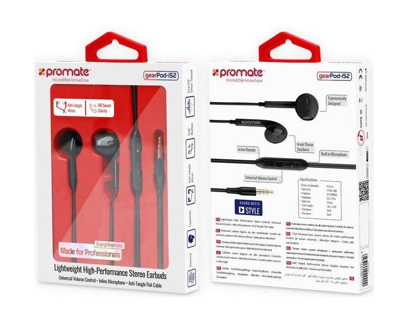 Promate Earphone | High Quality | innovated | Xcite KSA