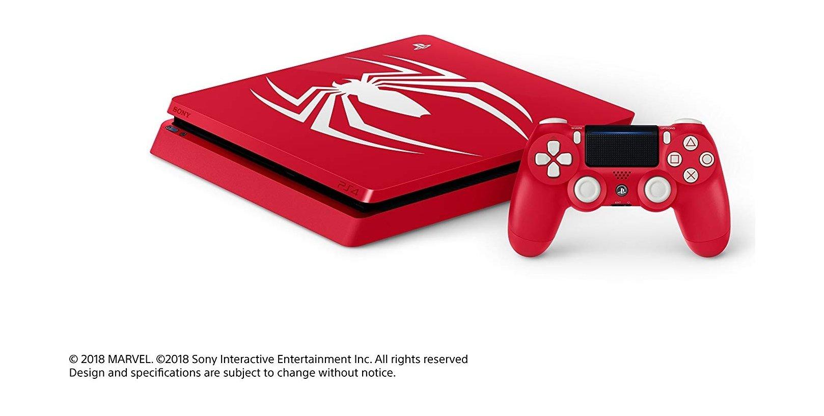 Spider Man 1TB PS4 Special Edition Console - Red + Marvel Spider Man ...