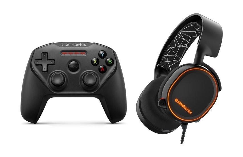 SteelSeries Arctis 5 Gaming Headset + SteelSeries Nimbus Wireless ...
