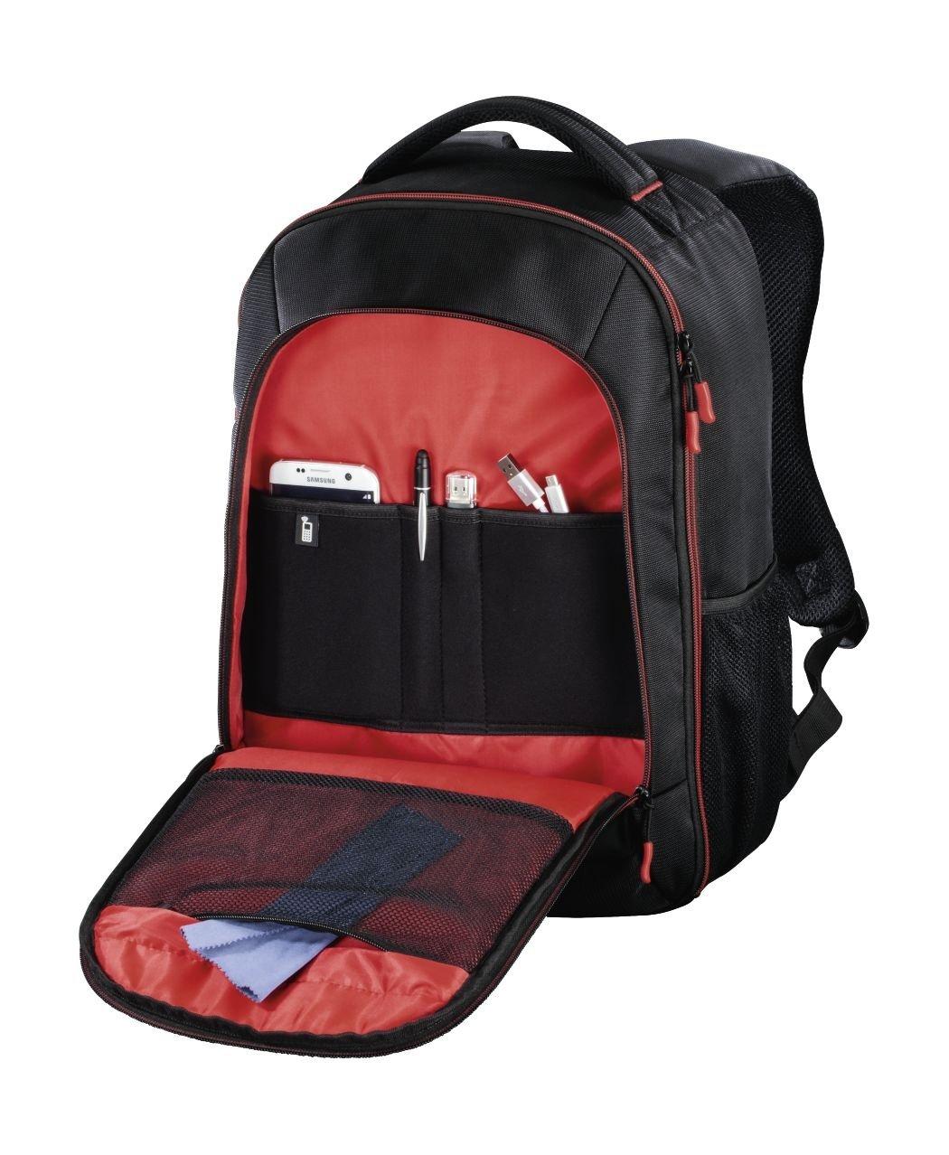 139855 Hama "Miami" Camera Backpack, 190, black/red | Hama | Xcite Kuwait