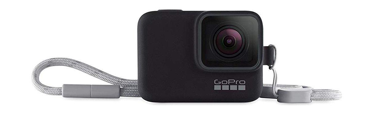 Gopro Sleeve & Lanyard ,G02ACSST-001 - Black| Xcite Kuwait