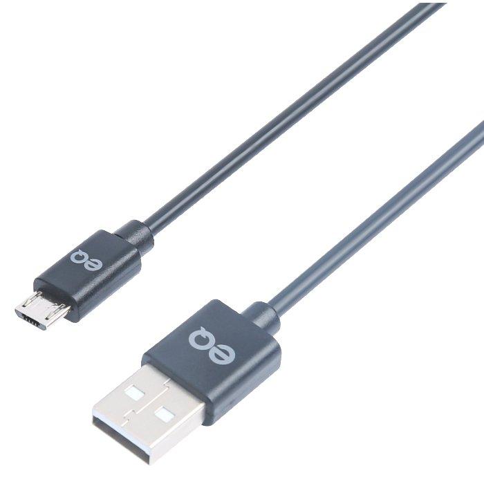 EQ Micro USB Cable, 1m, OM03MC – Black| Xcite Kuwait