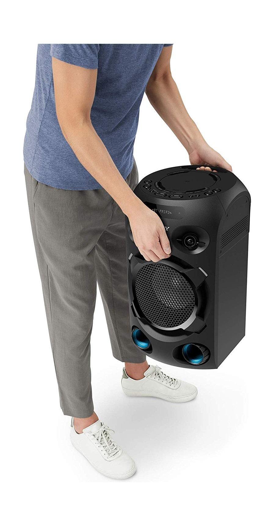 Sony MHC-V02 Portable Bluetooth Party Speaker - Black | Xcite Kuwait