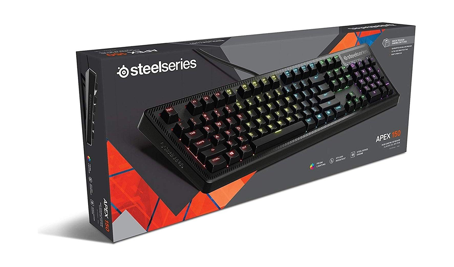 SteelSeries Apex 150 RGB Gaming Keyboard Price in Kuwait - Xcite