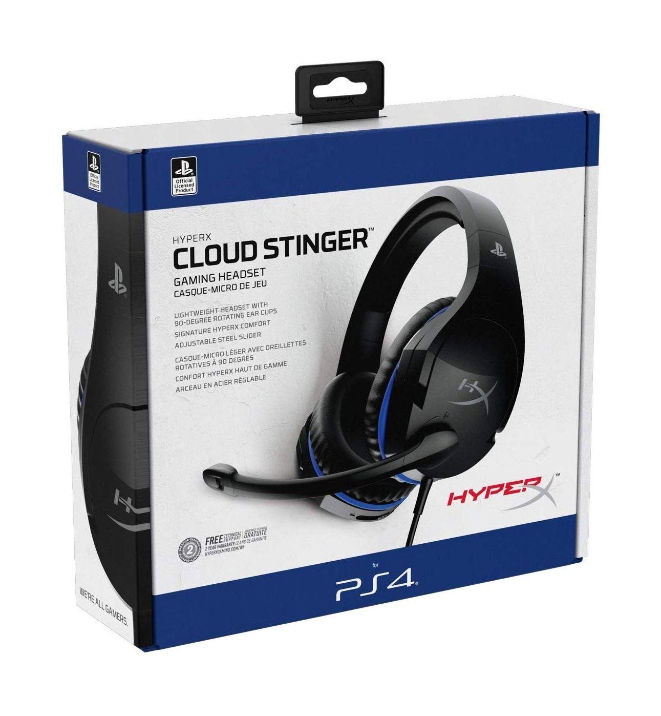 CloudX Stinger - Comfortable Gaming Headset for PS4 | HyperX | Xcite Kuwait