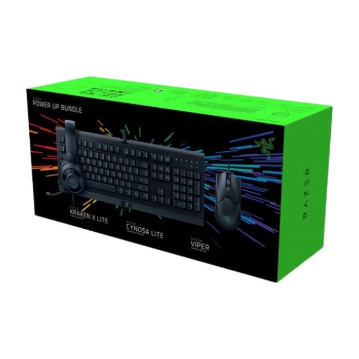 Razer Power Up Headset Keyboard and Mouse Gaming Bundle (RZ85-02740200 ...