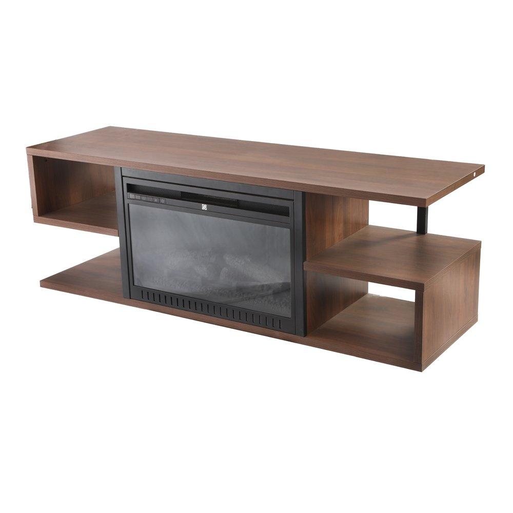 Wansa Upto 55-inch TV Stand with Fireplace | Xcite