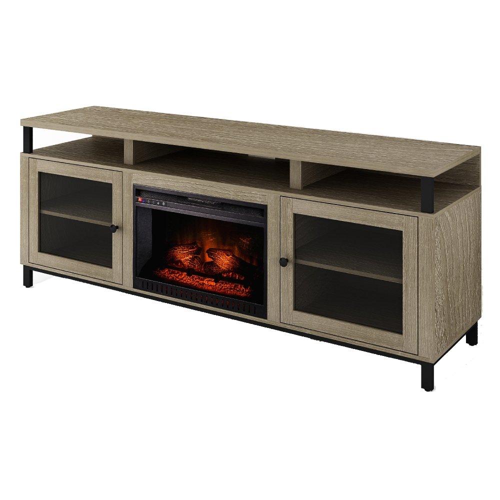 Wansa 85-inch TV Stand with Electric Fireplace - 80kgPrice | Shop ...