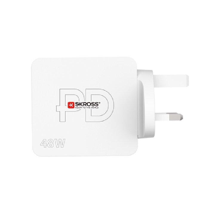 Skross Multipower 2 Pro UK USB Charger White Price - Xcite Kuwait