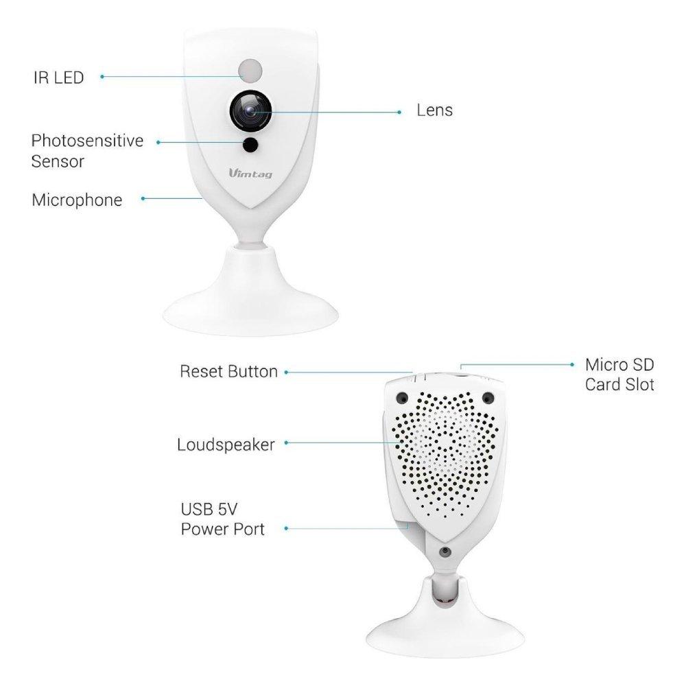 Vimtag CM3 2MP IP Security Camera Price in Kuwait | Shop online - Xcite
