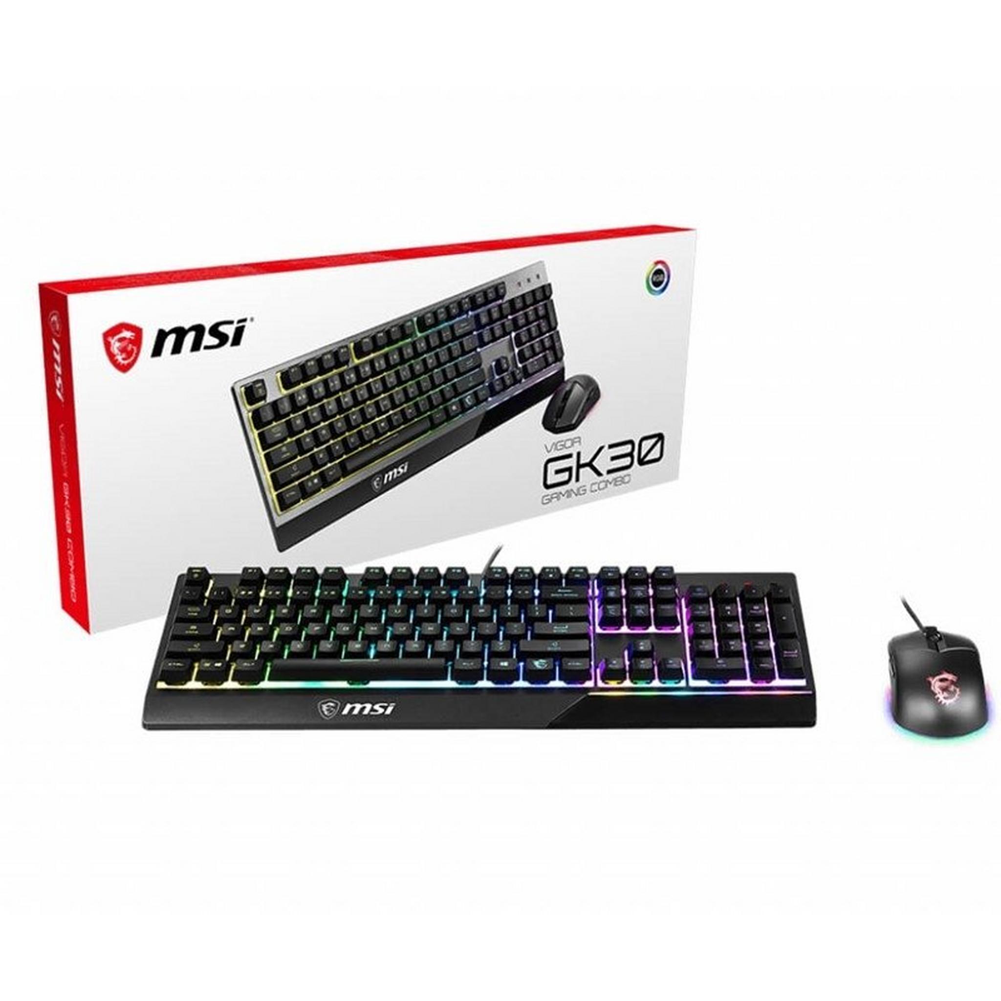 MSI VIGOR GK30 COMBO RGB Gaming Keyboard & Mouse Price in Kuwait - Xcite MSI VIGOR GK30 COMBO RGB Gaming Keyboard & Mouse Price in Kuwait - Xcite