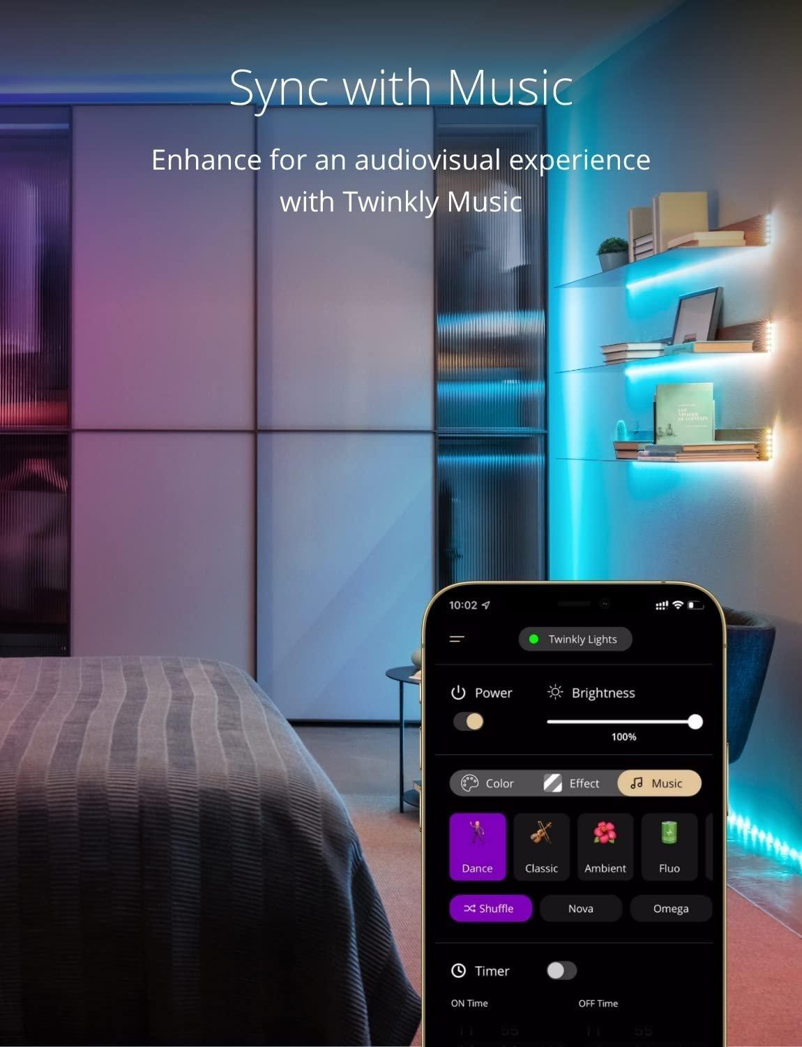 Twinkly Line - Starter Kit App - Controlled Adhesive + Magnetic LED ...