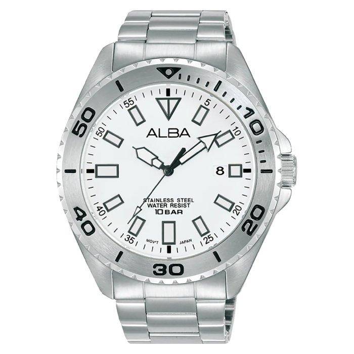 Alba Watch For Men Analog AS9Q45X1 Silver| Xcite Kuwait