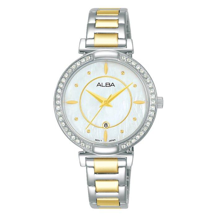 Alba Watch For Women Silver&Gold AH7BF1X1| Xcite Kuwait