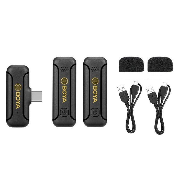 Boya Dual 2.4GHZ Wireless Microphone USB-C Connector| Xcite