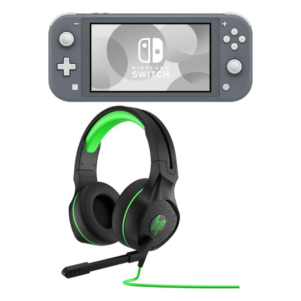 Nintendo Switch Lite Gaming Console - Grey + HP Pavilion 400 Gaming ...