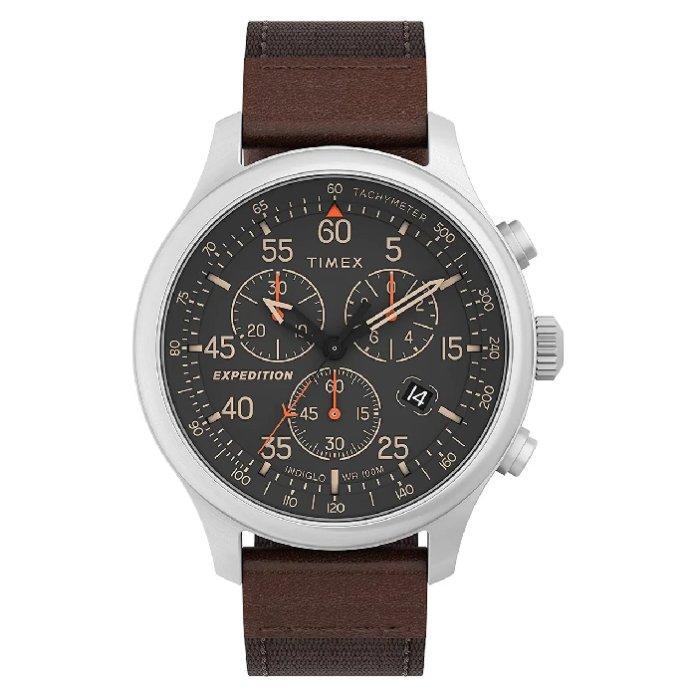 Timex watch for men, analog, fabric band, 43mm, tw4b26800 - brown price ...