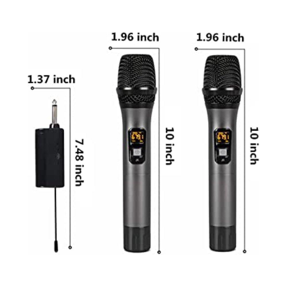 MAGIC STAR UHF WIRELESS MICROPHONES, ME-862C | Xcite Kuwait