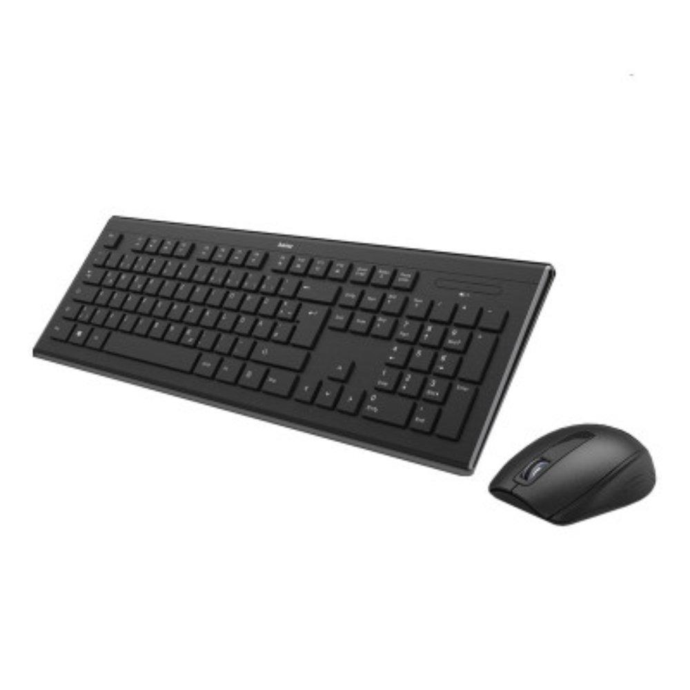 HAMA Cortino Wireless Keyboard and Mouse Set, 182664 | Xcite