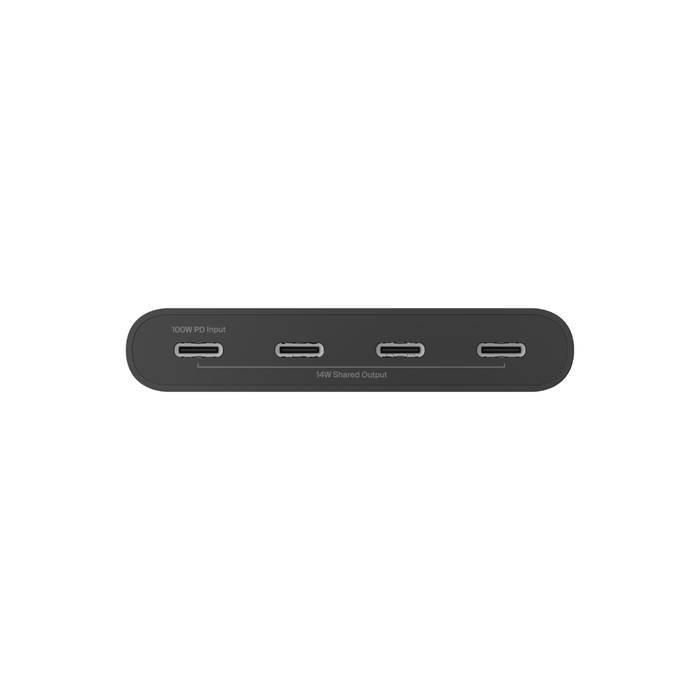 Belkin USB – C TO 4-Port USB-C Hub – Black | Xcite Kuwait