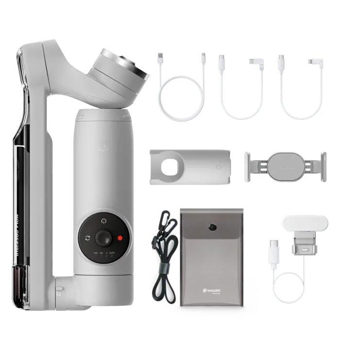 Insta 360 Flow Creator Kit, I04CINSABBD Grey| Xcite Kuwait