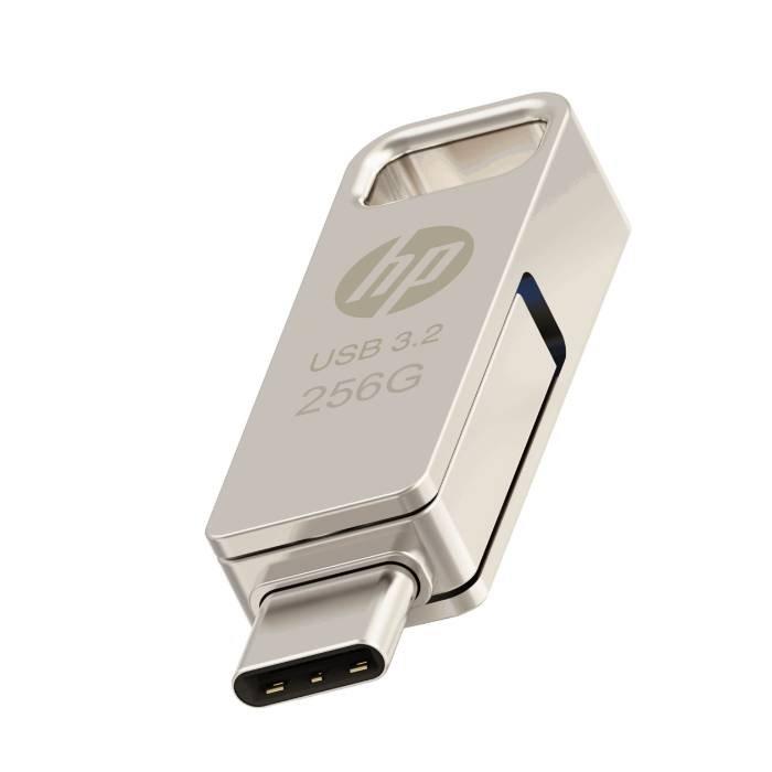 HP x206 OTG Type-C USB 3.2 Metallic Flash Drive 256GB| Xcite