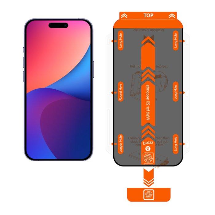 EQ iPhone 15 Pro Max Screen Protector + Magic Box | Xcite
