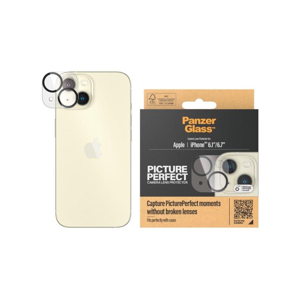 PanzerGlass Plate Lens Protector for iPhone 15 / Plus | Xcite