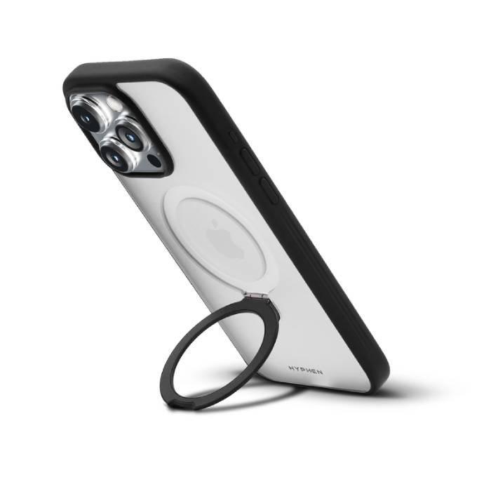 HYPHEN MagSafe Stand Case for iPhone 15 Pro Max Black| Xcite