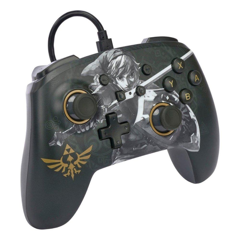 PowerA Enhanced Controller Nintendo Switch Link Black | Xcite