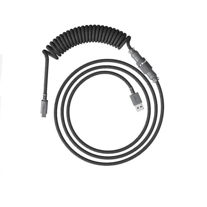 HyperX USB-C Coiled 1.37m Cable – Gray | Xcite Kuwait