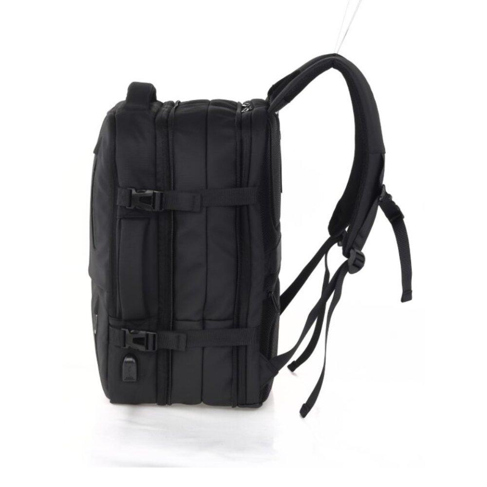 EQ Expandable Backpack 17.3-Inches KLB220104 Black| Xcite