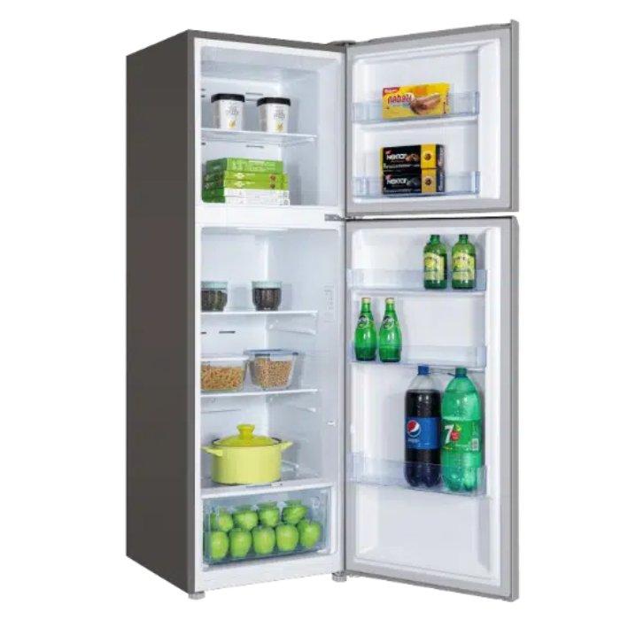 TCL Top Freezer Refrigerator 13 CFT 370 Liters – Inox| Xcite