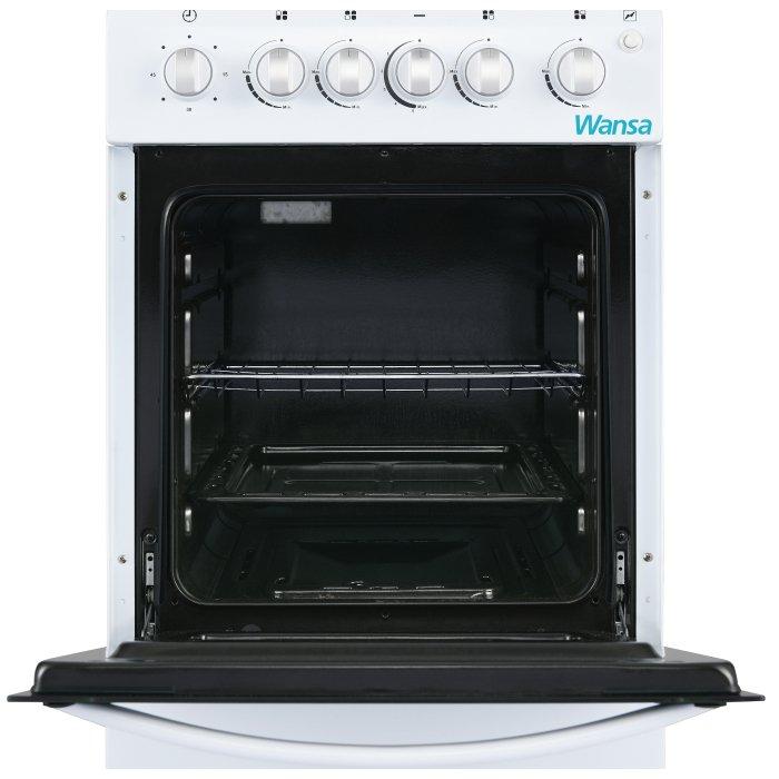 Wansa 50x50cm Gas Cooker, 514 - in White Color| Xcite Kuwait