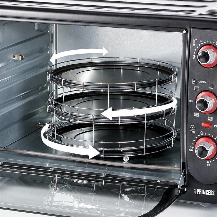 Princess Electric Oven with Pizza Tray - Black| Xcite