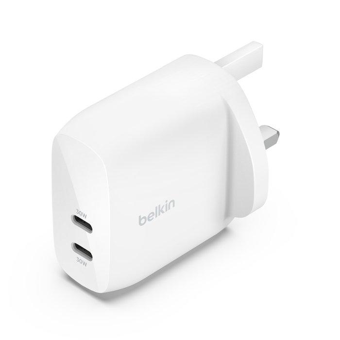 Belkin BoostCharge Pro Dual Port USB-C Wall Charger | Xcite