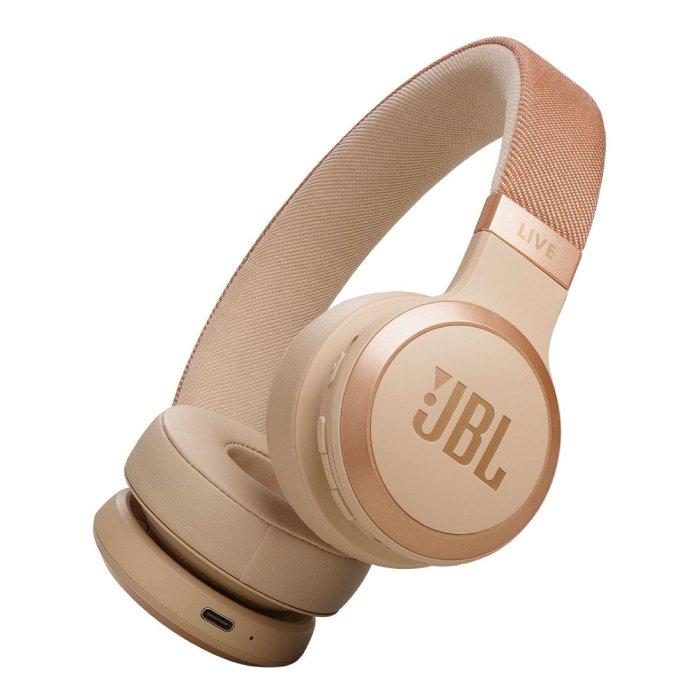 JBL 670NC Wireless Headphones JBLLIVE670NCSAT Sand| Xcite