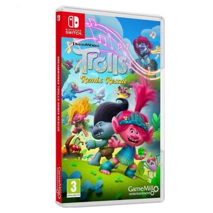 Dreamworks Nintendo Switch Trolls Remix Rescue Game| Xcite