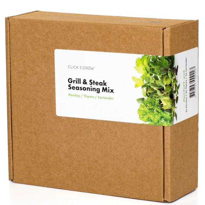 Click And Grow Plant Pods, 9-Pack Steak Seasoning Mix| Xcite
