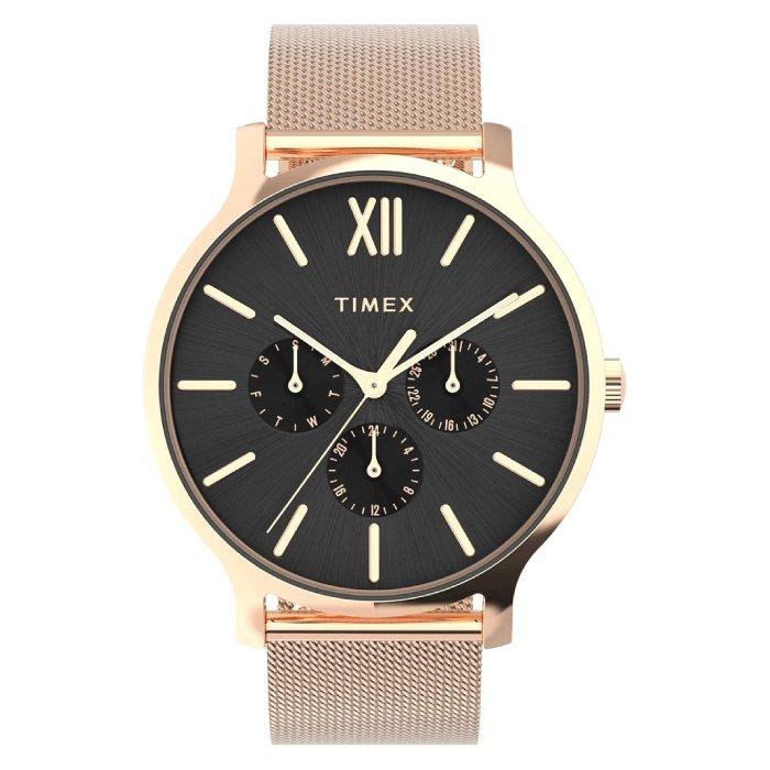 Timex transcend watch for women, analog, 38mm, stainless steel strap ...