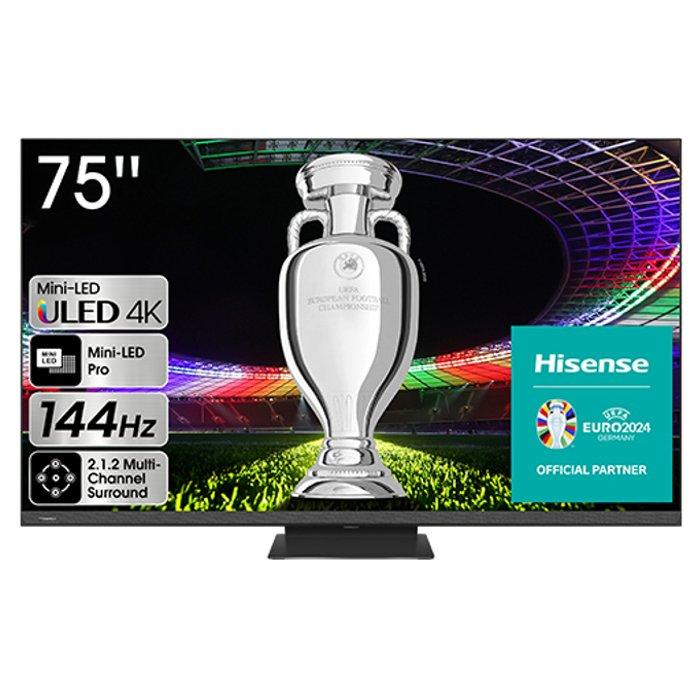 HISENSE 75-Inches UHD Mini LED Smart TV – Black| Xcite