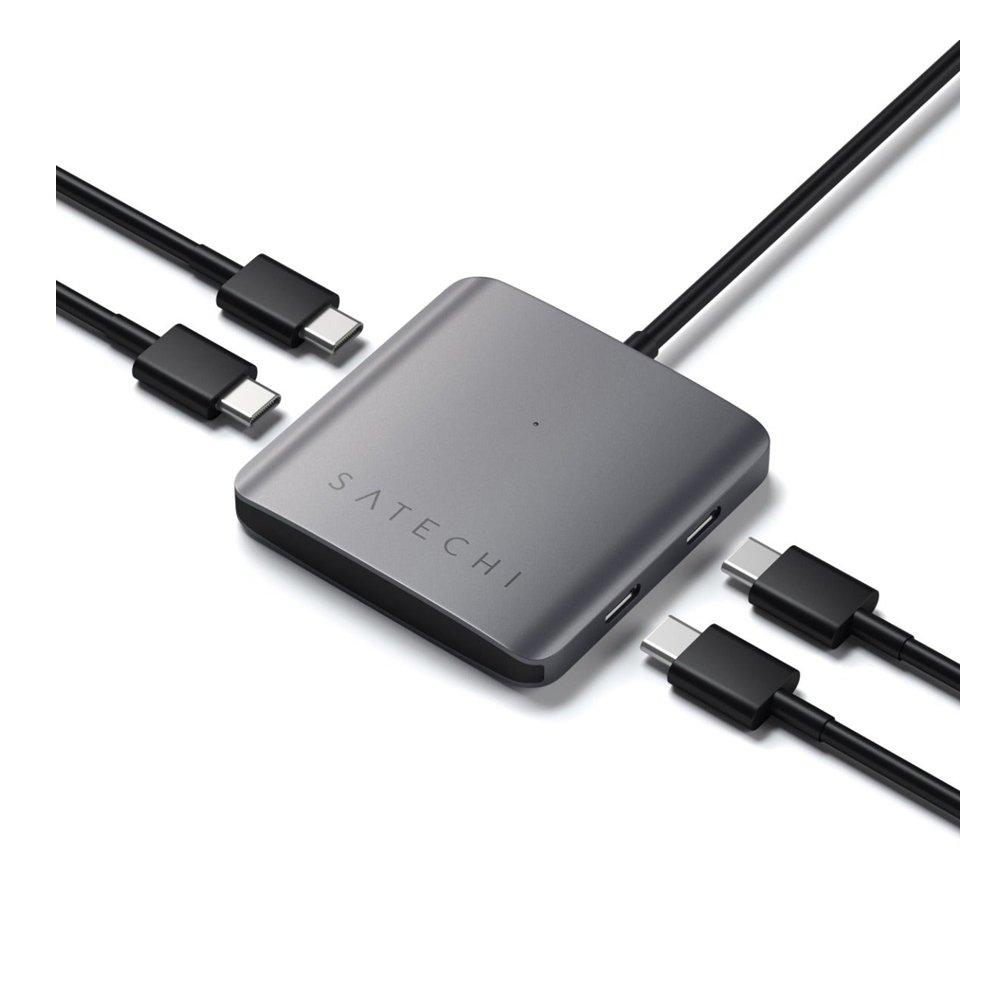 Satechi Aluminium 4-Port Hub USB Type-C | Shop online | Xcite Kuwait