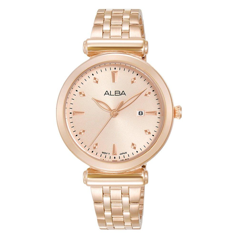 Alba 32mm fashion watch for women, analog, stainless steel band ...