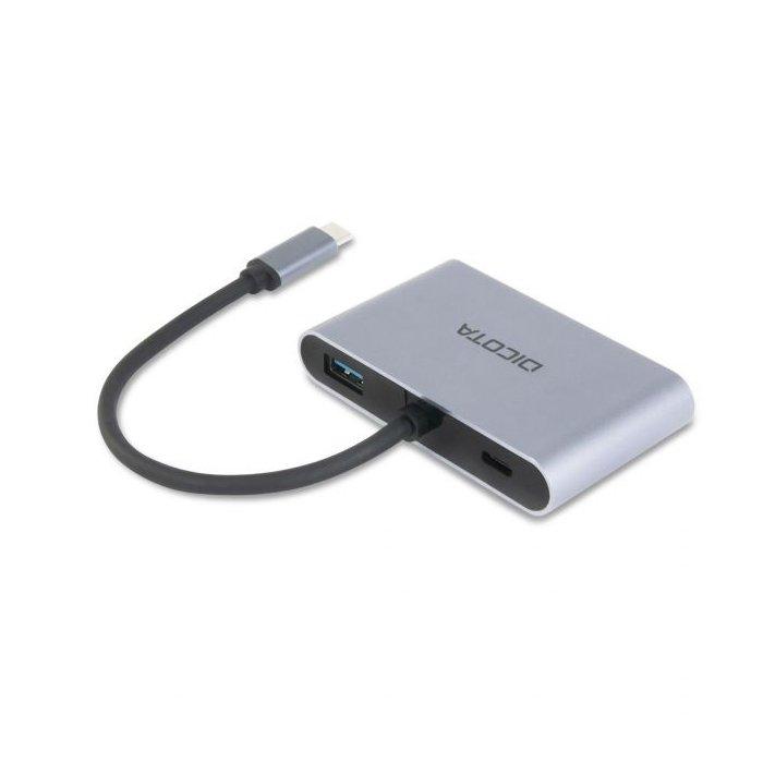 DICOTA USB-C Portable 5-in-1 Docking Station| Xcite Kuwait