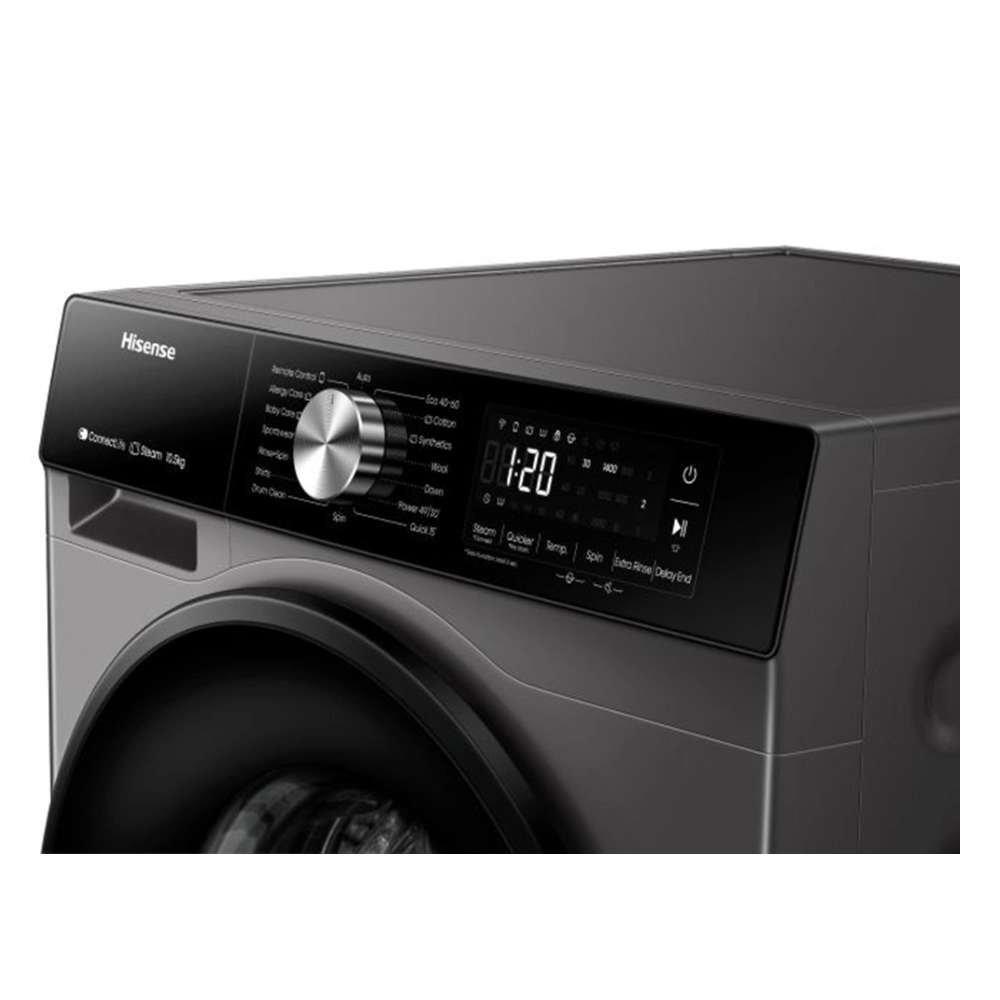 Hisense Front Load Washer 10.5 KG Titanium Grey| Xcite